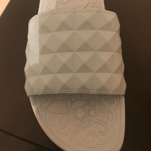 Shoes | New Baby Blue Slides | Poshmark